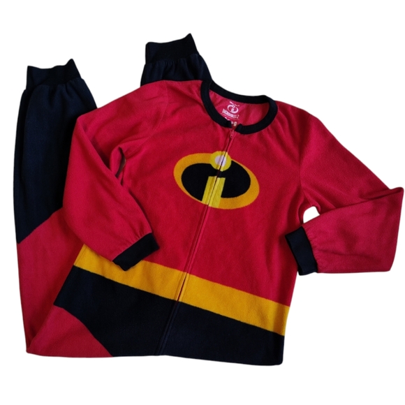 Disney | Pajamas | Disney Pixar Sleepwear Zipup One Piece Incredibles 2 ...